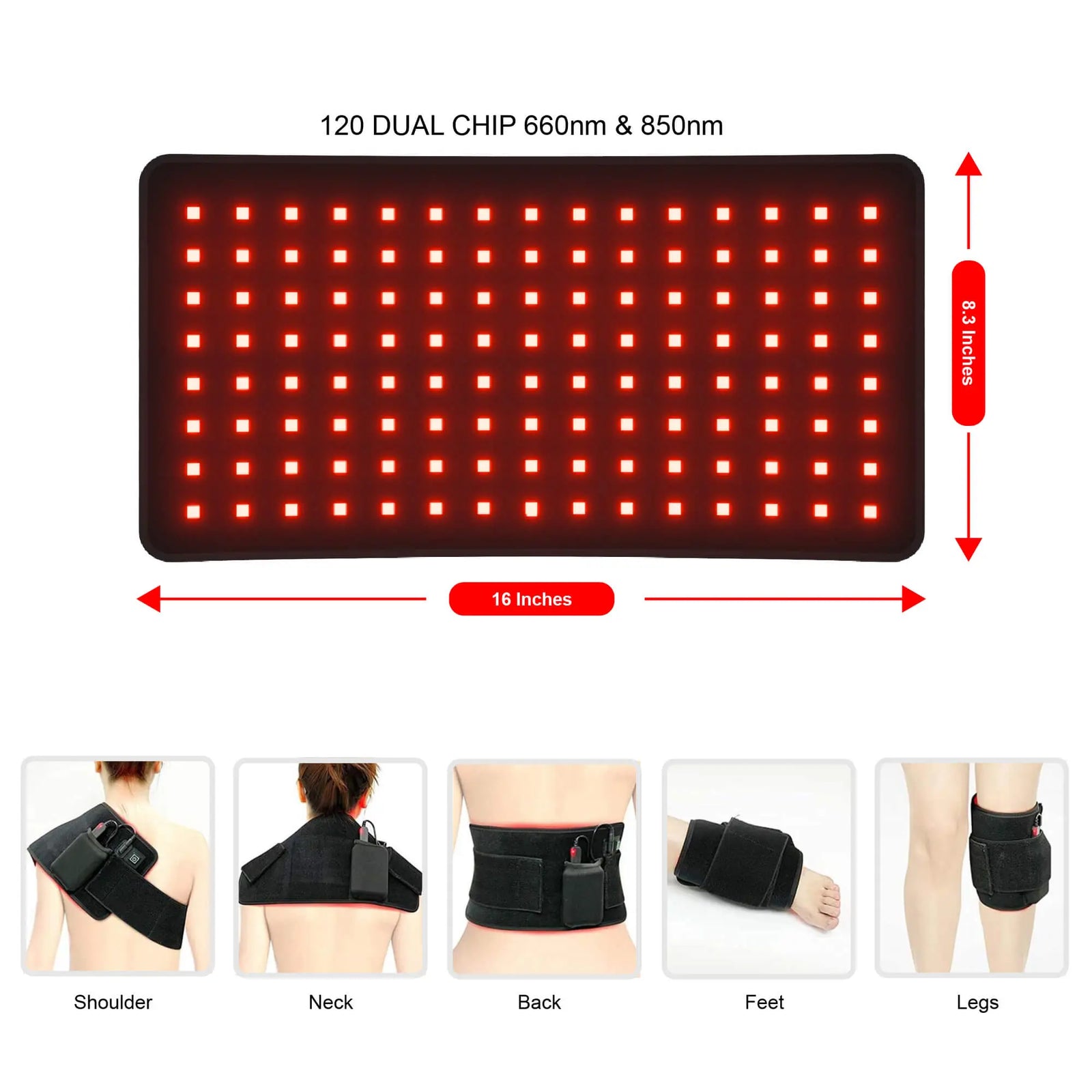Red Light Therapy Pad for Pain Relief | Honeyberg Official – Grounding Mat
